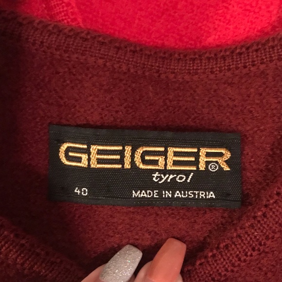Jackets & Coats | Vintage Geiger Boiled Wool Jacket Made In Austria ...
